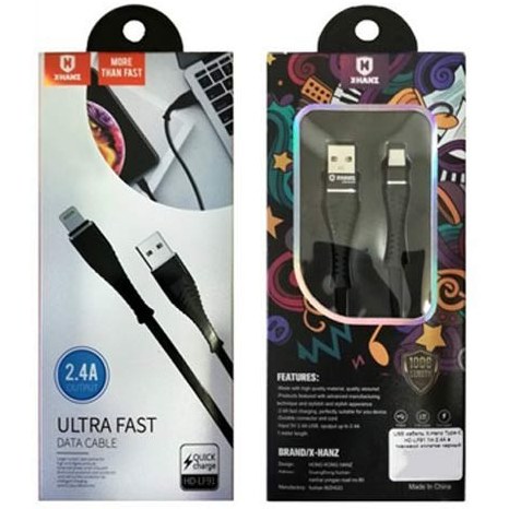 کابل شارژ آیفونی X-HANZ مدل HD-LF91 - آلفا استور